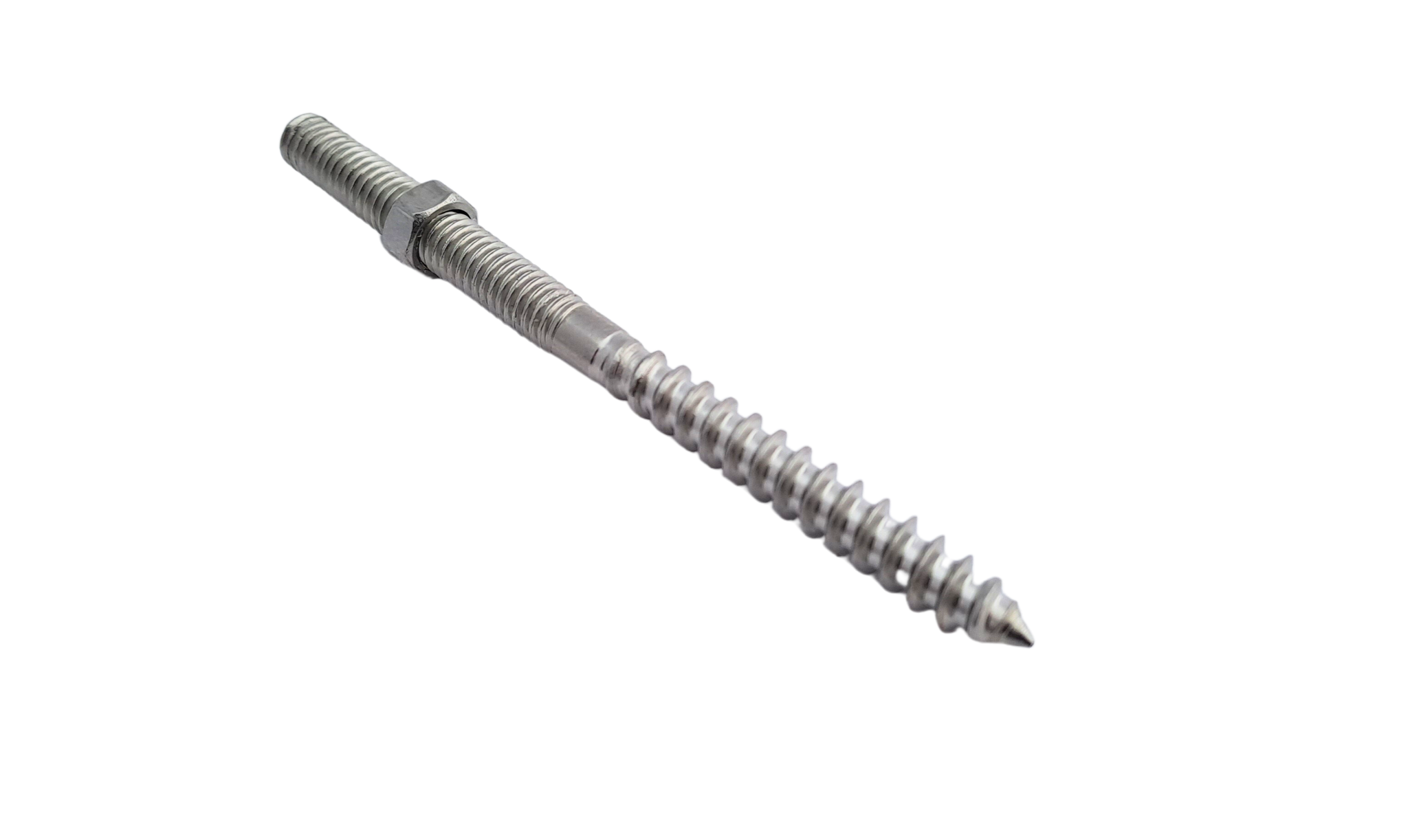 Dual Thread Wood Screw M6 with Left hand thread for 4mm Cable ...